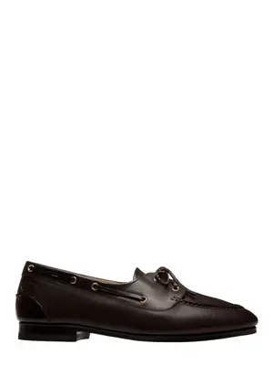Bally Pathy Leather Derby Shoes - Brown