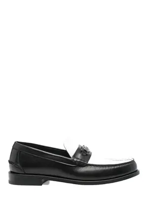 Versace Medusa Plaque Loafers - Black