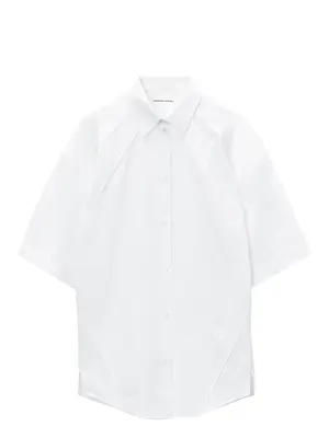 Alexander Wang Short-sleeve Shirt Dress - White