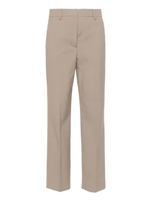 BY MALENE BIRGER Igda Straight-leg Trousers - Brown
