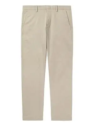 Nn07 Theo 1420 Tapered Organic Cotton-blend Twill Chinos - Neutrals