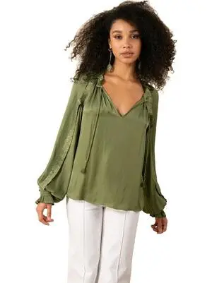 Hale Bob Hale Bob Remington Pleated Top Green