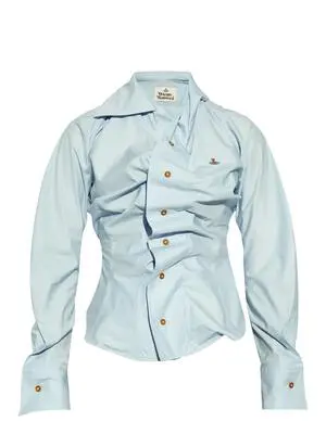 VIVIENNE WESTWOOD Cotton Shirt - Blue