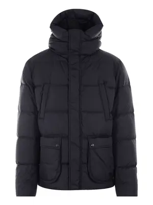 Herno Hooded Puffer Jacket - Black