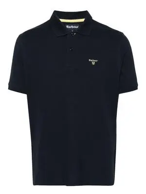Barbour Logo-embroidered Polo Shirt - Blue