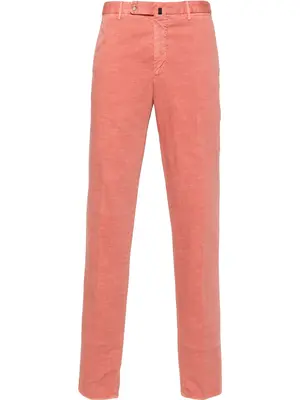 Incotex Pressed-crease Trousers - Pink