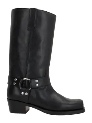 Paris Texas Roxy 45mm Leather Boots - Black