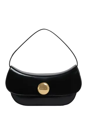 Marni Leather Shoulder Bag - Black