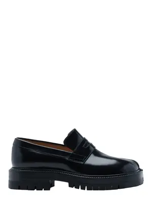 MAISON MARGIELA Tabi County Leather Loafers - Black