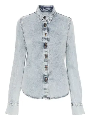 Magda Butrym Long-sleeve Denim Shirt - Blue