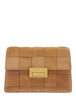 LOEFFLER RANDALL Delphine Leather Clutch - Toffee