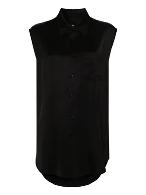 MAISON MARGIELA Ripped Detail Shirt - Black