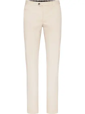 BILLIONAIRE Slim Fit Trousers - Neutrals