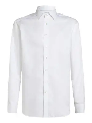 Etro Jacquard Cotton Shirt - White