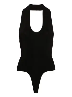 Khaite Toto Knitted Bodysuit - Black