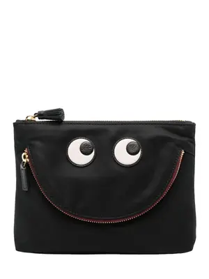 ANYA HINDMARCH Eyes Clutch - Black
