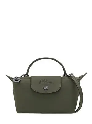 Longchamp Le Pliage Xtra Leather Clutch - Fir