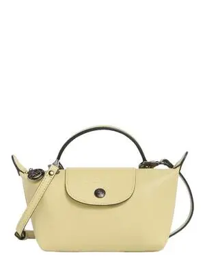 Longchamp Le Pliage Xtra Leather Clutch - Pistachio