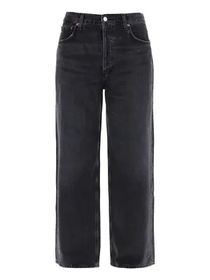 AGOLDE Slung Baggy Jeans - Black,grey
