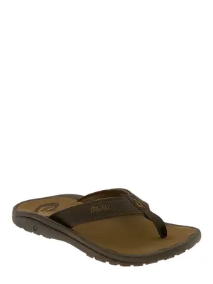 Olukai OluKai Ohana Flip-Flop Dark Java/ Ray