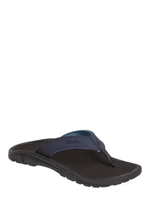 Olukai OluKai Ohana Flip-Flop Depth Blue/black