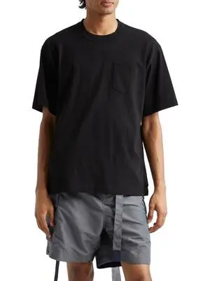 Sacai Cotton Pocket T-shirt - Black 001