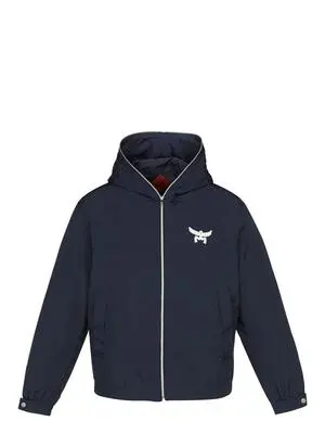 Mcm Laurel Logo Windbreaker - Dark Navy