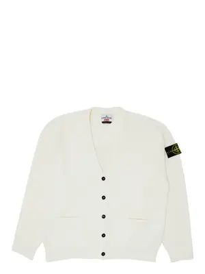 Supreme X Stone Island Bouclé Cardigan - White