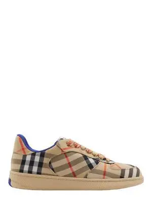Burberry Terrace Check Low-top Sneakers - Sand