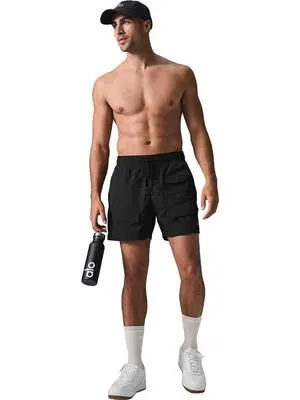 Alo Yoga Crinkle Nylon Excursion Cargo Short - Black