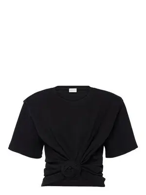 Magda Butrym Cotton-blend Top - Black