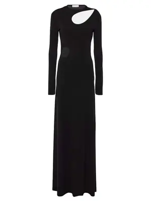 Victoria Beckham Cutout Maxi Dress - Black