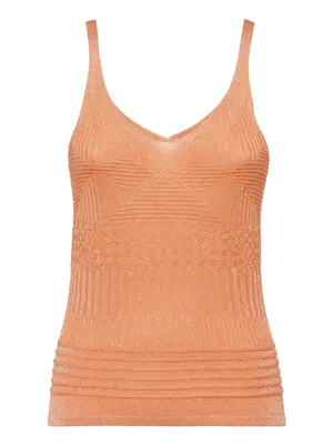 Missoni Lamé Tank Top - Orange