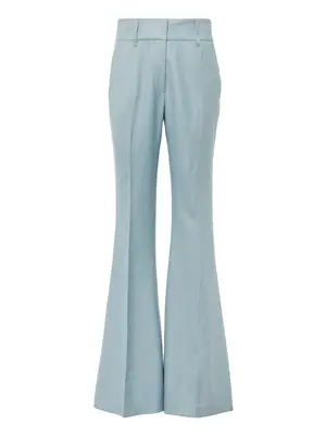 Gabriela Hearst Rhein High-rise Flared Pants - Blue