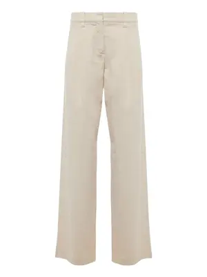 Brunello Cucinelli Mid-rise Straight Jeans - White