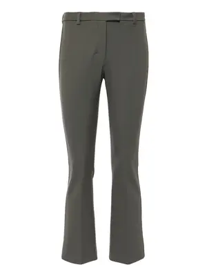 Max Mara Umanita Cropped Slim Pants - Grey