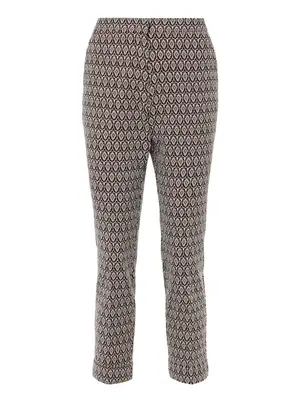 Etro Printed Cropped Pants - Multicoloured