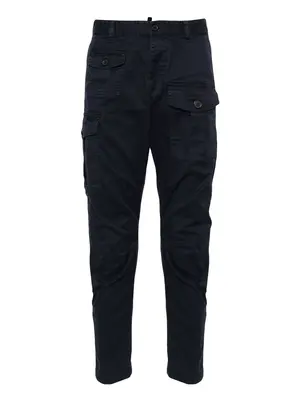 Dsquared2 Tapered Cargo Trousers - Blue