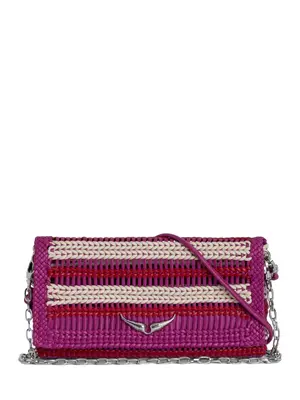 Zadig&Voltaire Medium Rock Eternal Clutch Bag - Pink