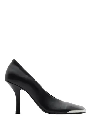 Burberry Duck 90mm Leather Pumps - Black