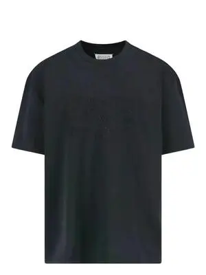 MAISON MARGIELA Embroidered-logo T-shirt