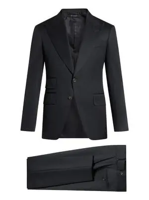 TOM FORD O'connor Wool-mohair Blend Suit - Black
