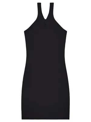 COURREGES Criss-cross Mini Dress - Black