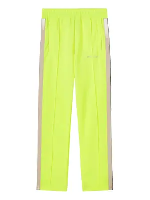 Palm Angels Logo-embroidered Straight-leg Track Pants - Yellow