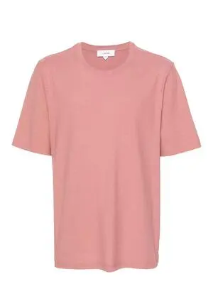 LARDINI Round-neck Cotton T-shirt - Pink