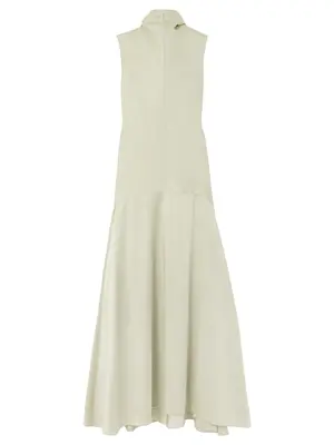 JIL SANDER Cutout Midi Dress - Green