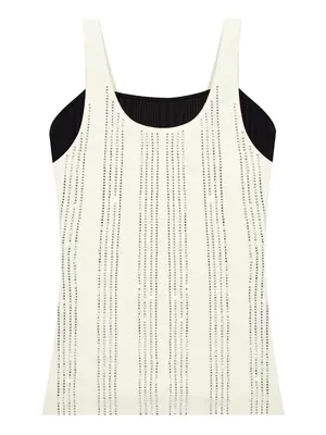 Attico Double-layered Tank - White