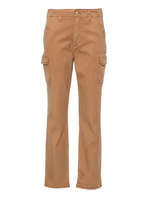 Paige Drew Straight Cargo Trousers - Brown