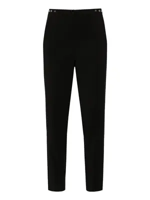 Patrizia Pepe Cropped Trousers - Black