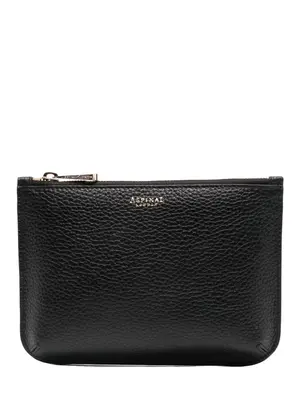 ASPINAL OF LONDON Medium Ella Pouch - Black